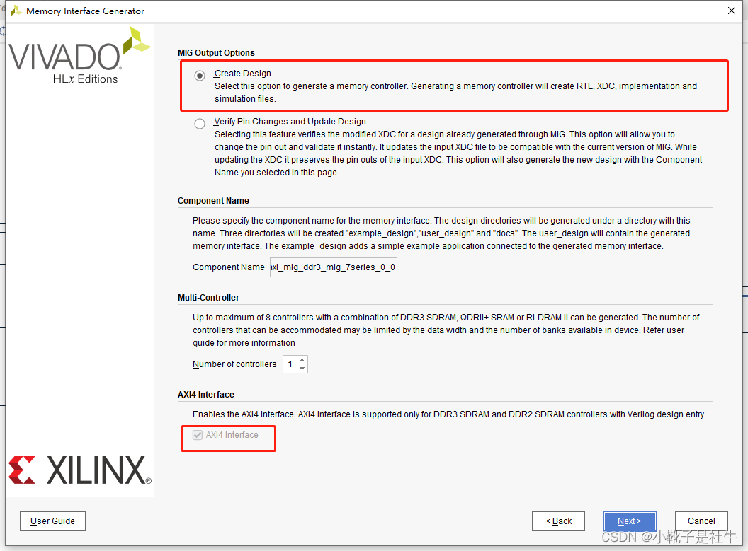 使用vivado中的mig控制ddr3（axi接口）四——mig配置及ddr3读写测试vivado测试axi4 的ip核 Csdn博客 