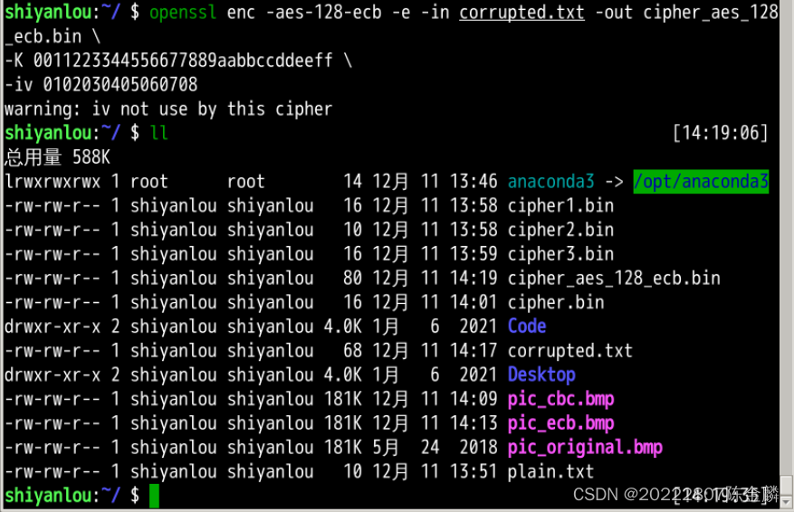 2022-2023-1 20222807《Linux内核原理与分析》第十三周作业_本实验中,我们将使用 openssl 命令行工具及其库。实验环境中已自带命令行工具,需-CSDN博客