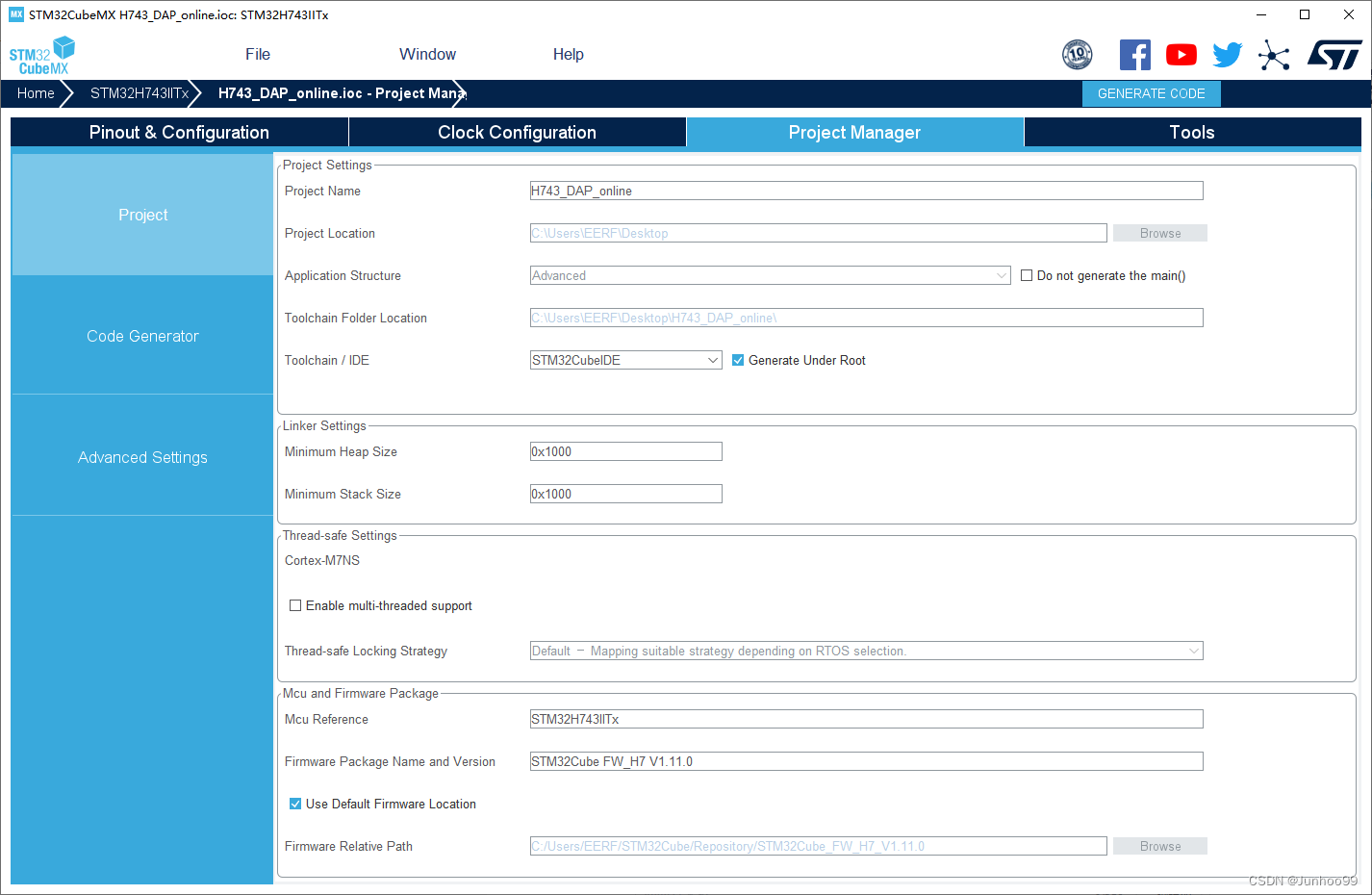 STM32H7移植CMSIS-DAP_diy高速 cmsis-dap jtag-CSDN博客