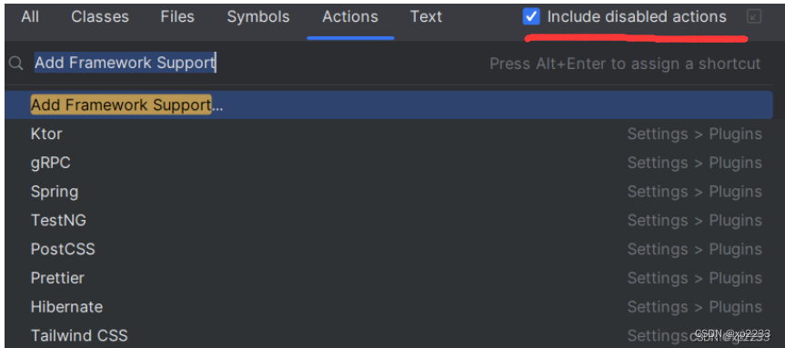 Idea 2022 找不到add Framework Support(添加框架支持)怎么解决servlet的环境配置idea添加框架支持被