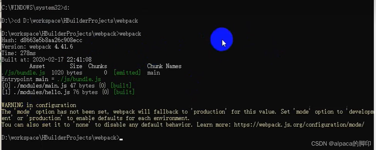 新手webpack打包vue项目出现各种报错，webpack，webpack Cli版本兼容问题webpack Webpack Cli版本 Csdn博客