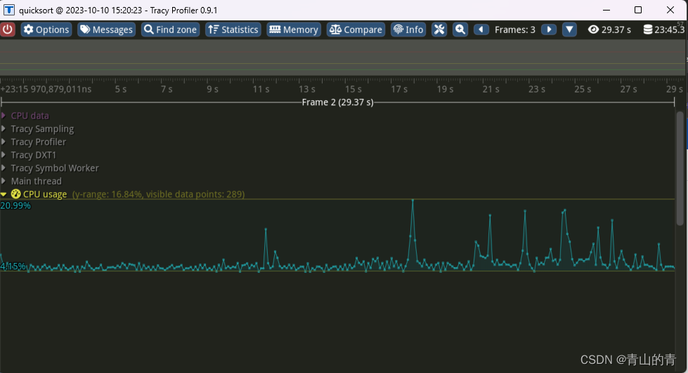 性能分析工具Tracy使用指南_tracy profiler-CSDN博客
