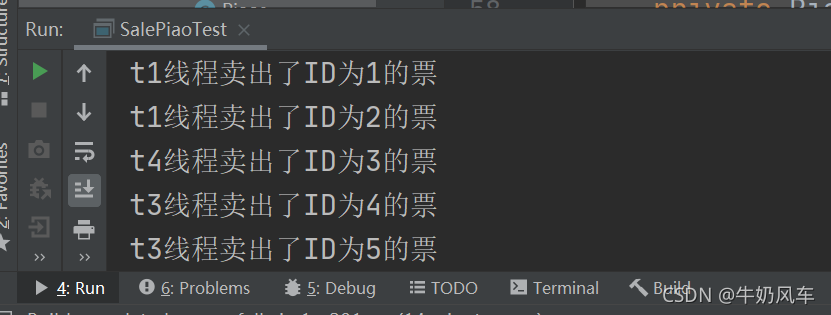 Java多线程模拟实现12306售票 假设有200张票,用4个线程去订票,不能有两个或者以上的线程订到了 同一个票(原因就不说了),当最后一张