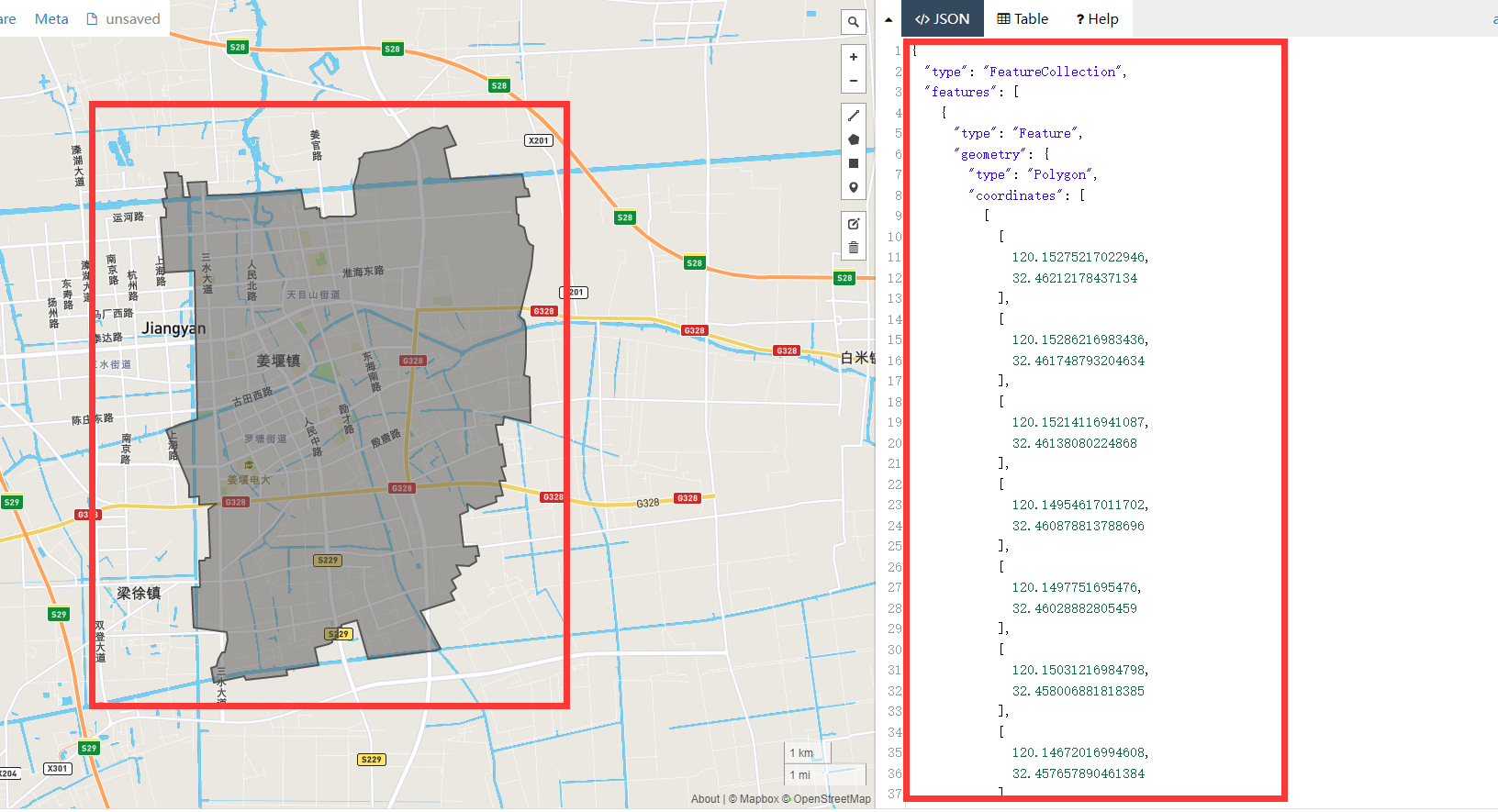 导出乡镇、街道的地图geoJson数据_浦东新区街镇geo数据-CSDN博客