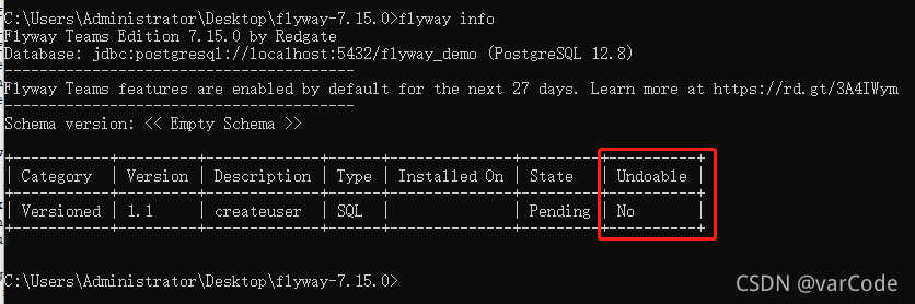 数据库版本管理工具flyway踩坑flyway Undo Csdn博客