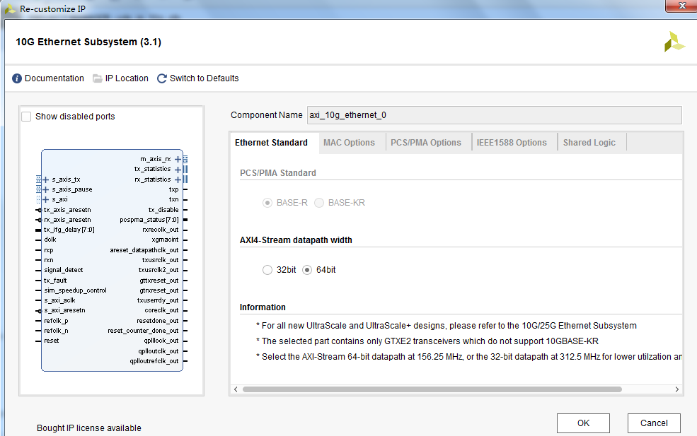 ZYNQ使用10G Ethernet Subsystem万兆网光通信_input sfp_rxn input sfp_rxp_寒听雪落的博客-CSDN博客
