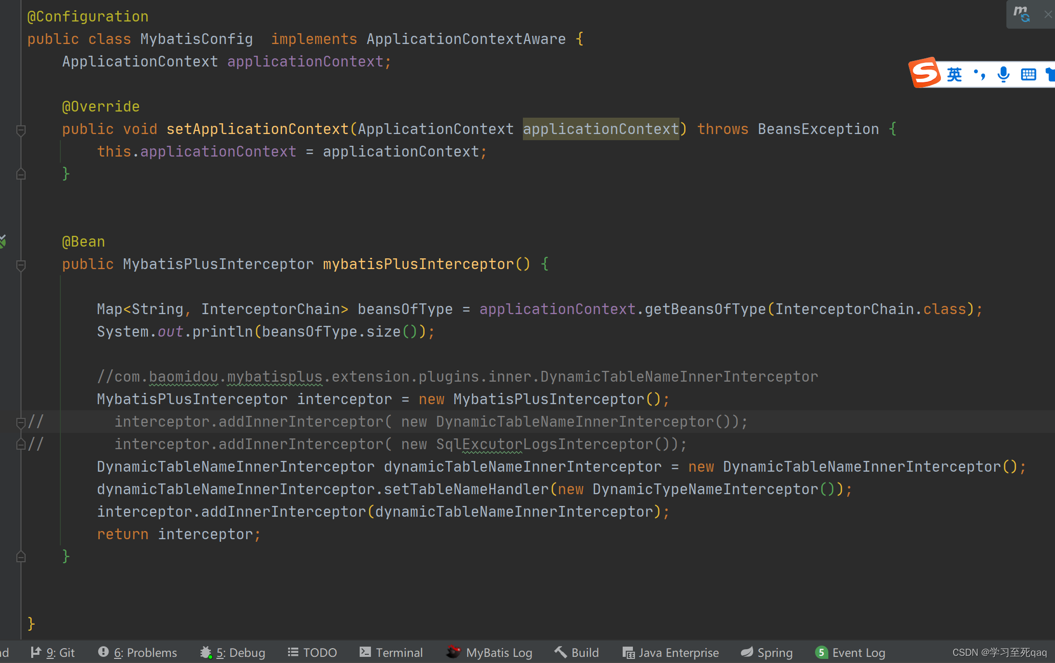 mybatis-plus的多数据源sql拦截&动态表名_多个不同的sql session mybatis plus-CSDN博客