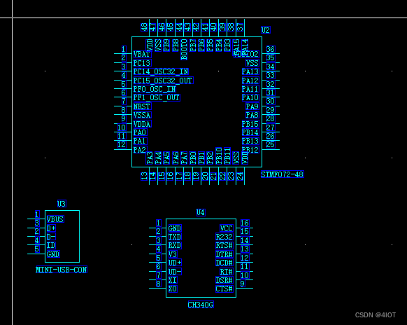 PADS-微控制器、USB转UART芯片元件CAE封装、门封装、添加属性_uart的pads是什么-CSDN博客