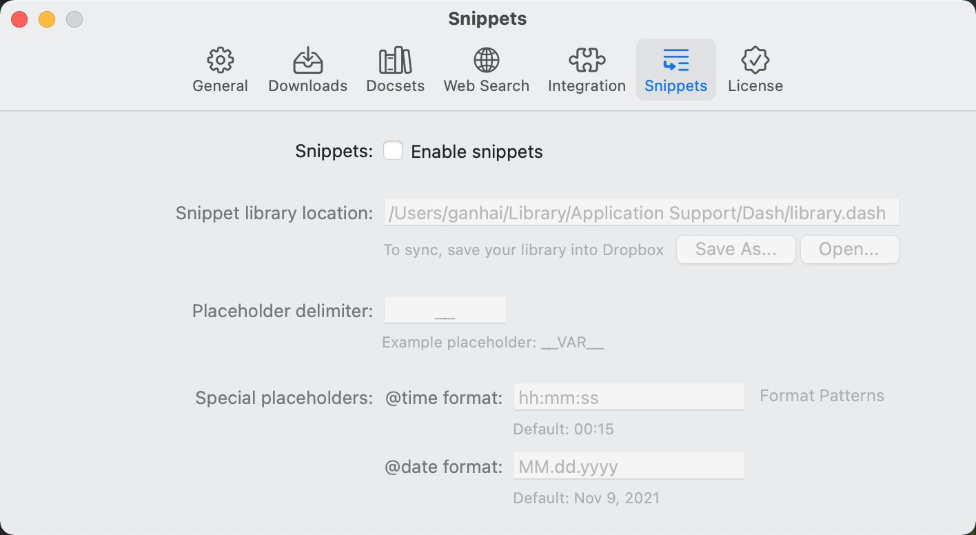 2021-11-08 - Dash for mac - API文档浏览器和代码片段管理器_dash for jquery-CSDN博客