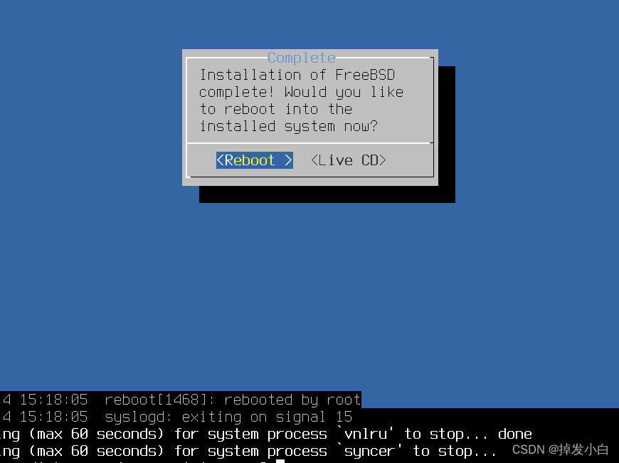 【二、FreeBSD的系统按装步骤】（基于FreeBSD虚拟机安装好的基础之上）_freebsd安装教程-CSDN博客