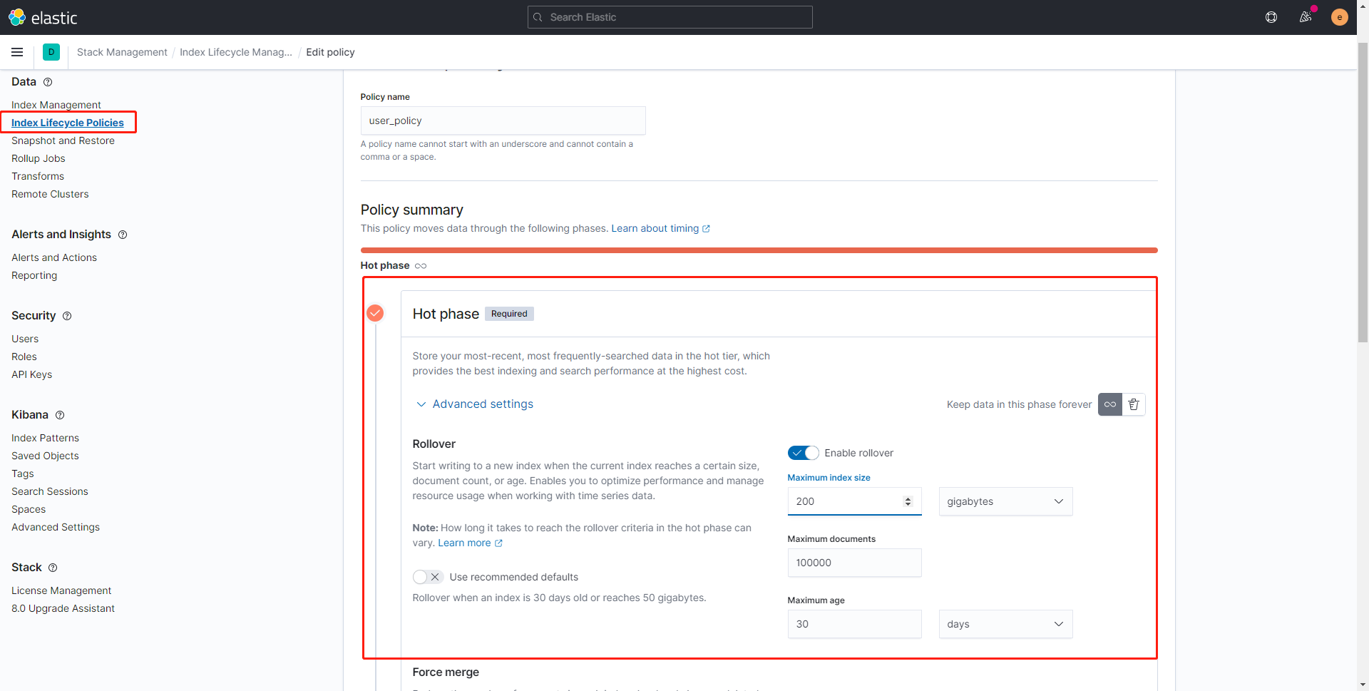 ElasticSearch-索引生命周期(ILM)-日期分割索引_elasticsearch ilm-CSDN博客