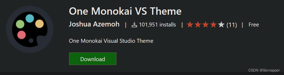 关于VS主题的切换方法以及主题推荐_one monokai vs theme-CSDN博客