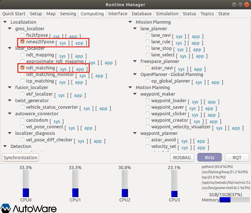 Ubuntu18.04实装autoware1.14.0（ROS Melodic、QT5.9.5、BagRunning）_ubuntu18 ros+autoware-CSDN博客
