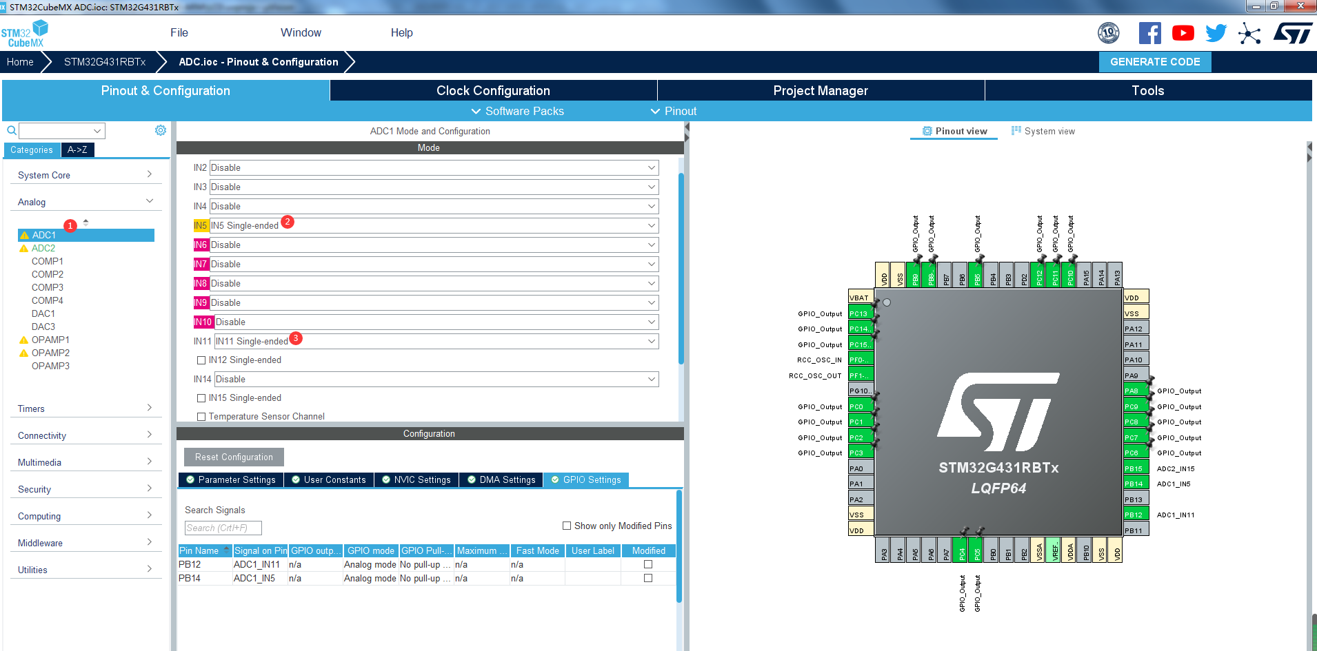 蓝桥杯STM32G431学习之ADC程序设计（三）_stm32g4差分ad代码-CSDN博客
