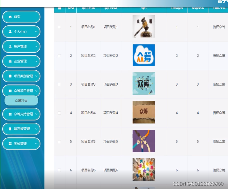 Springboot基于vue众筹平台系统springboot众筹 Csdn博客