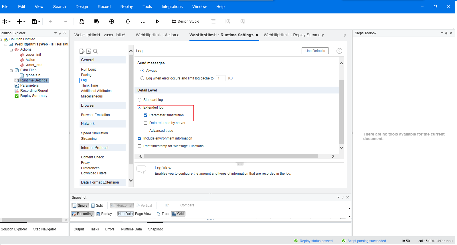 Loadrunner中web Reg Save Param Ex（）函数的使用 Loadrunner函数列表在哪打开 Csdn博客