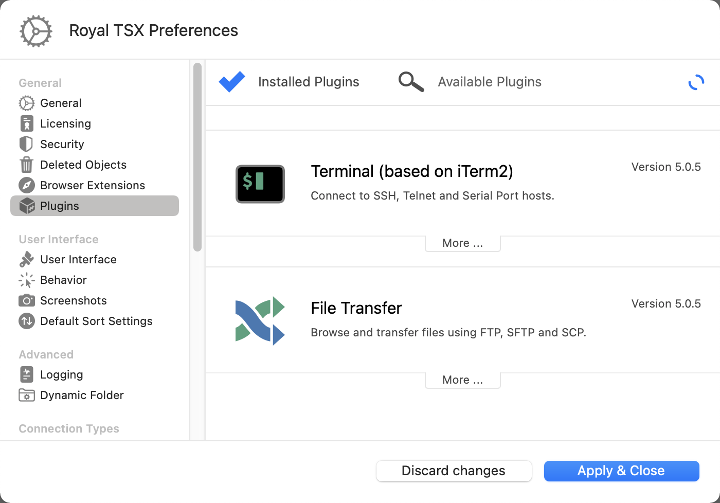 Mac下好用的终端SSH软件：Royal TSX的入门使用指导_royal tsx 可视化界面-CSDN博客