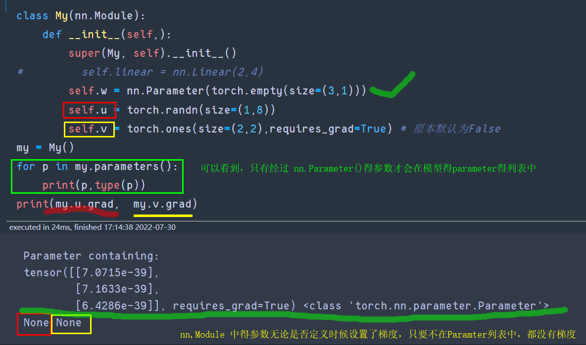 【nn.Parameter()】生成和为什么要初始化_nn.parameter初始化参数-CSDN博客