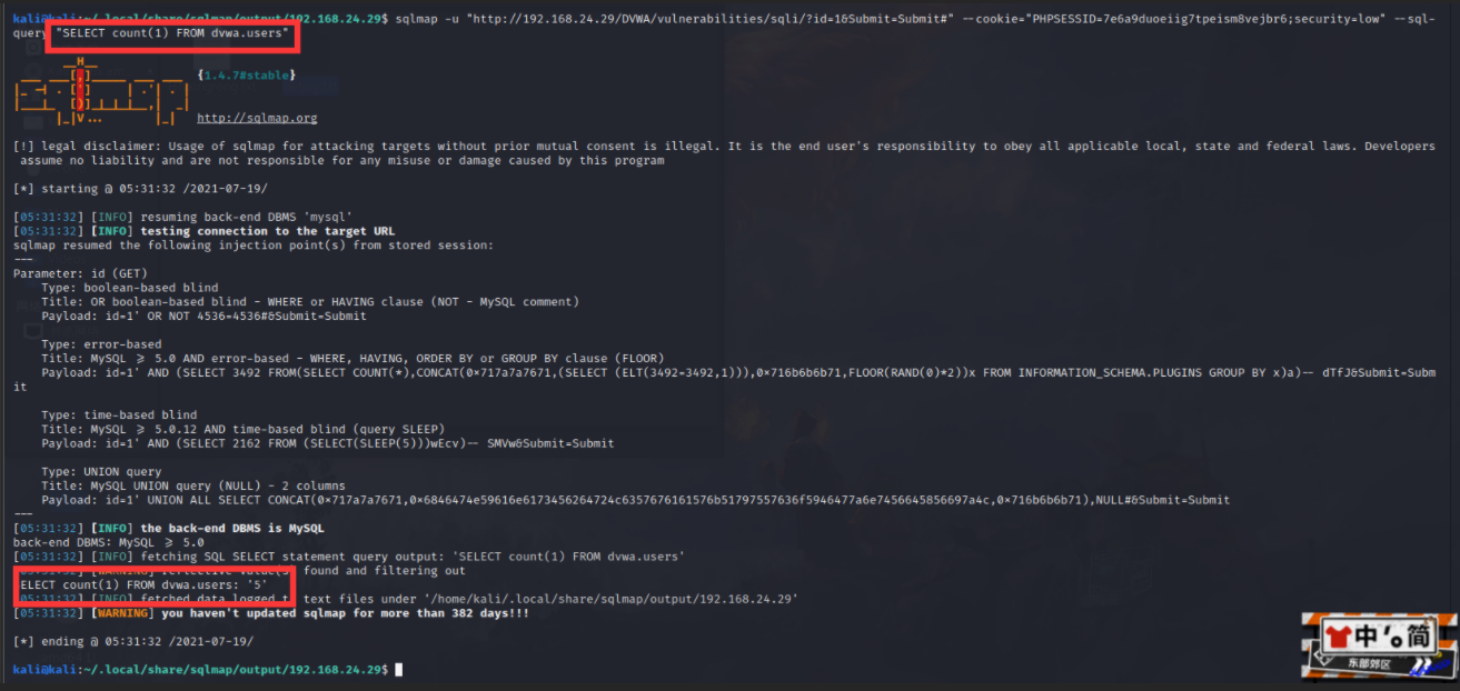 SQLMap 使用参数详解_sqlmap参数-CSDN博客