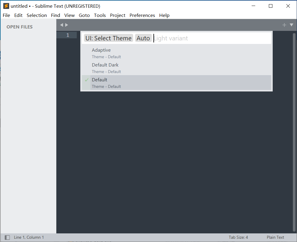 sublime text 4 默认 配色方案和主题_sublime默认主题-CSDN博客