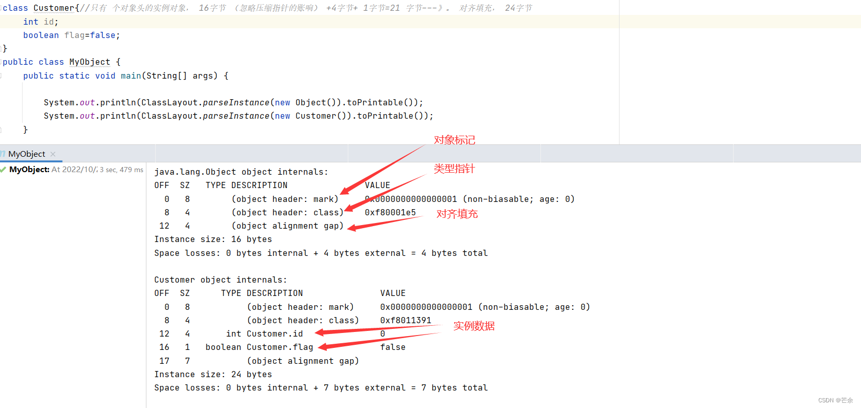 Java对象内存布局和对象头堆里边存放的java对象包含什么内容 Csdn博客 