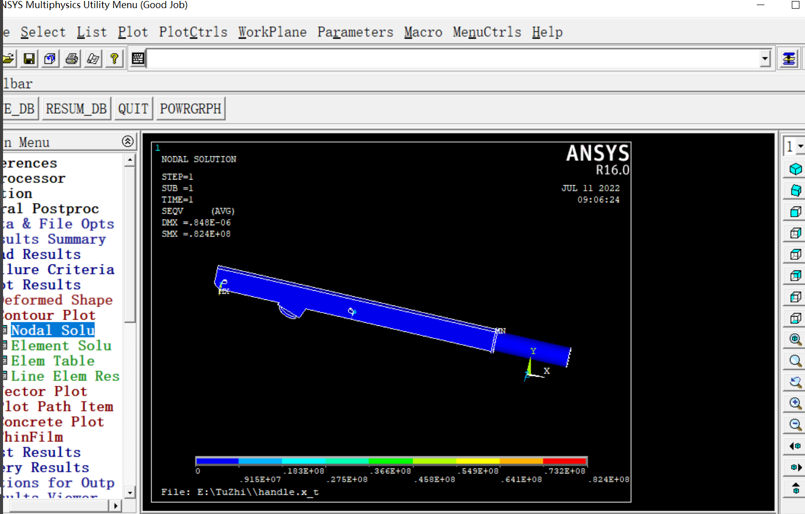 ansys--workbench（导入solidworks)受力分析_workbench导入solidworks模型_Discipline※的 ...