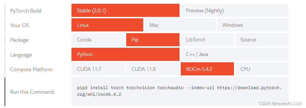 ubuntu22.04安装rocm教程，AMD深度学习，6800xt配置pytorch、CUDA（已更新）本地安装torch_rocm安装-CSDN博客