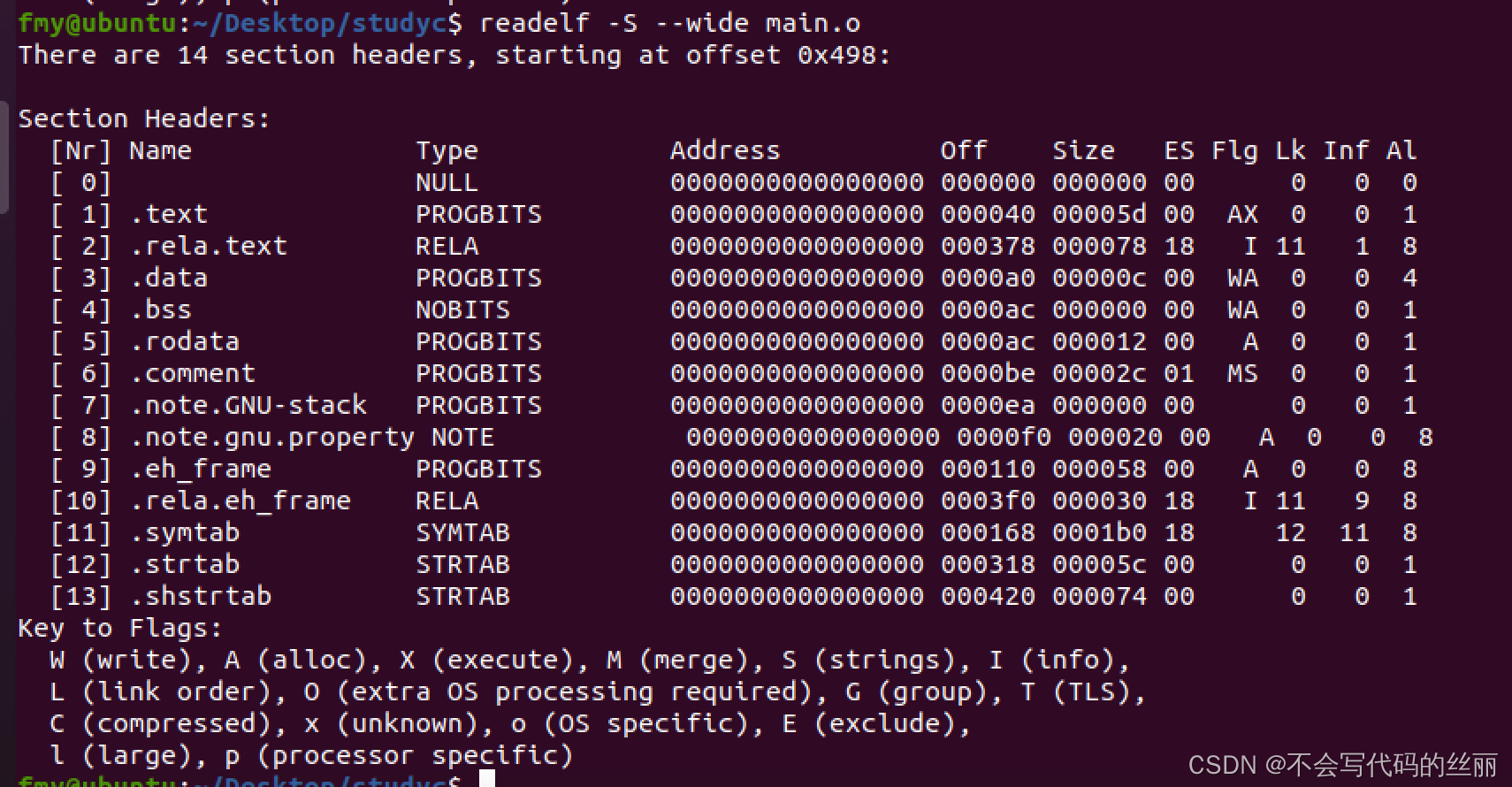 ELF格式解读-符号表_elf符号表-CSDN博客