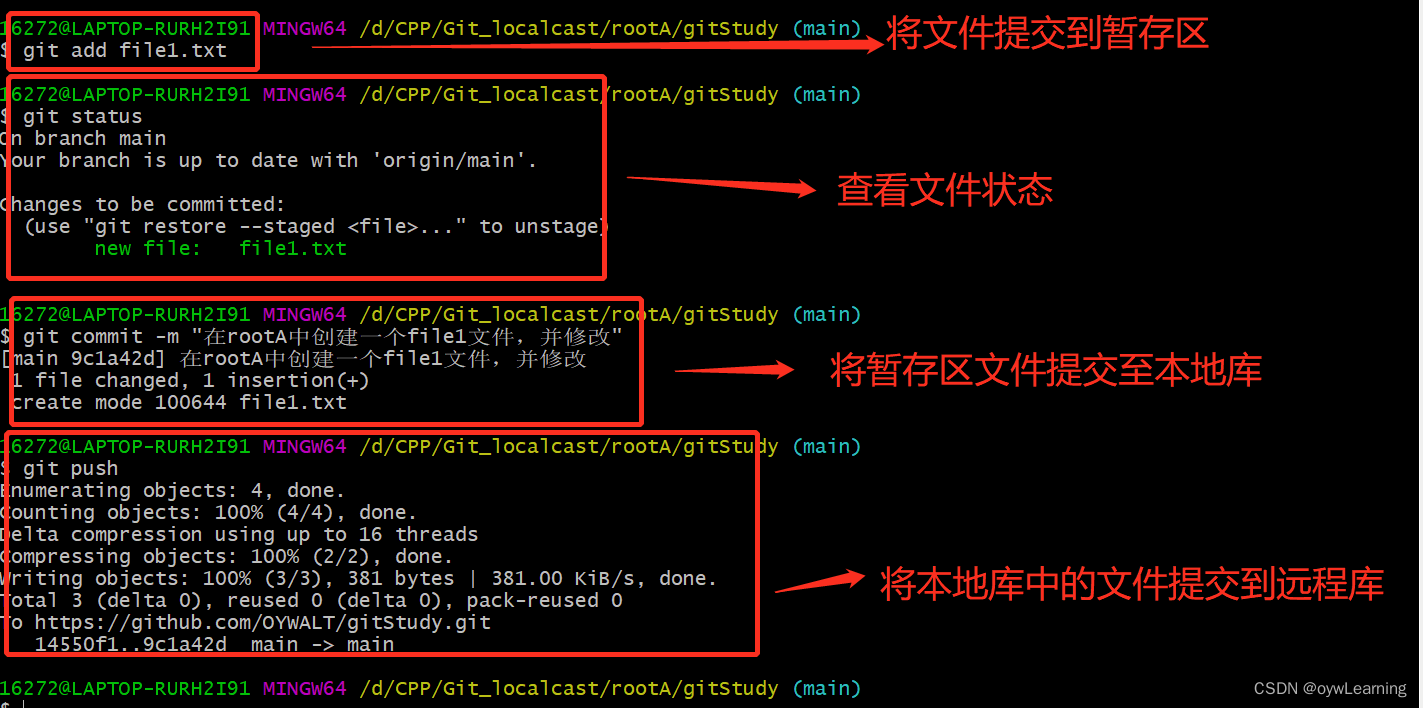 Git/Github的基础操作_git fetch origin main-CSDN博客