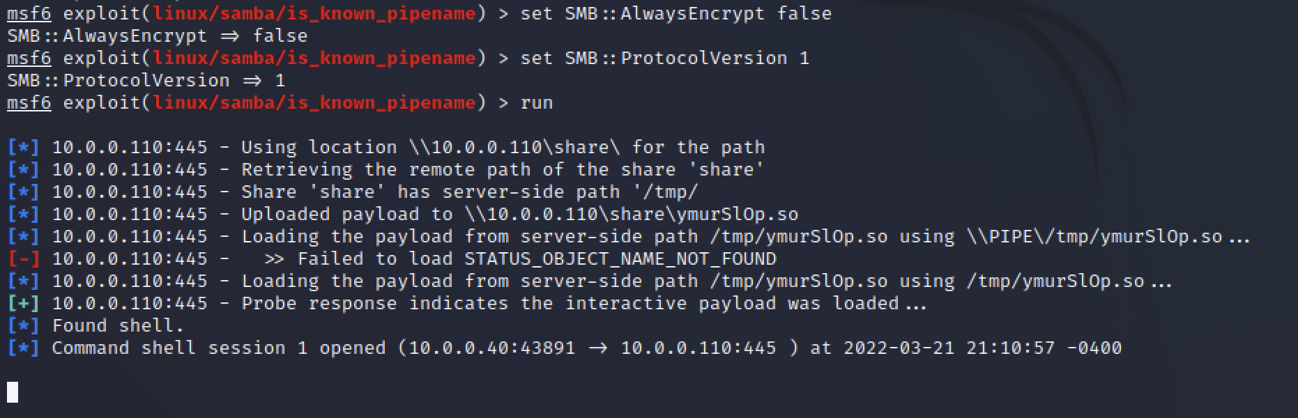 渗透测试——利用Samba服务的SambaCry获取shell-CSDN博客