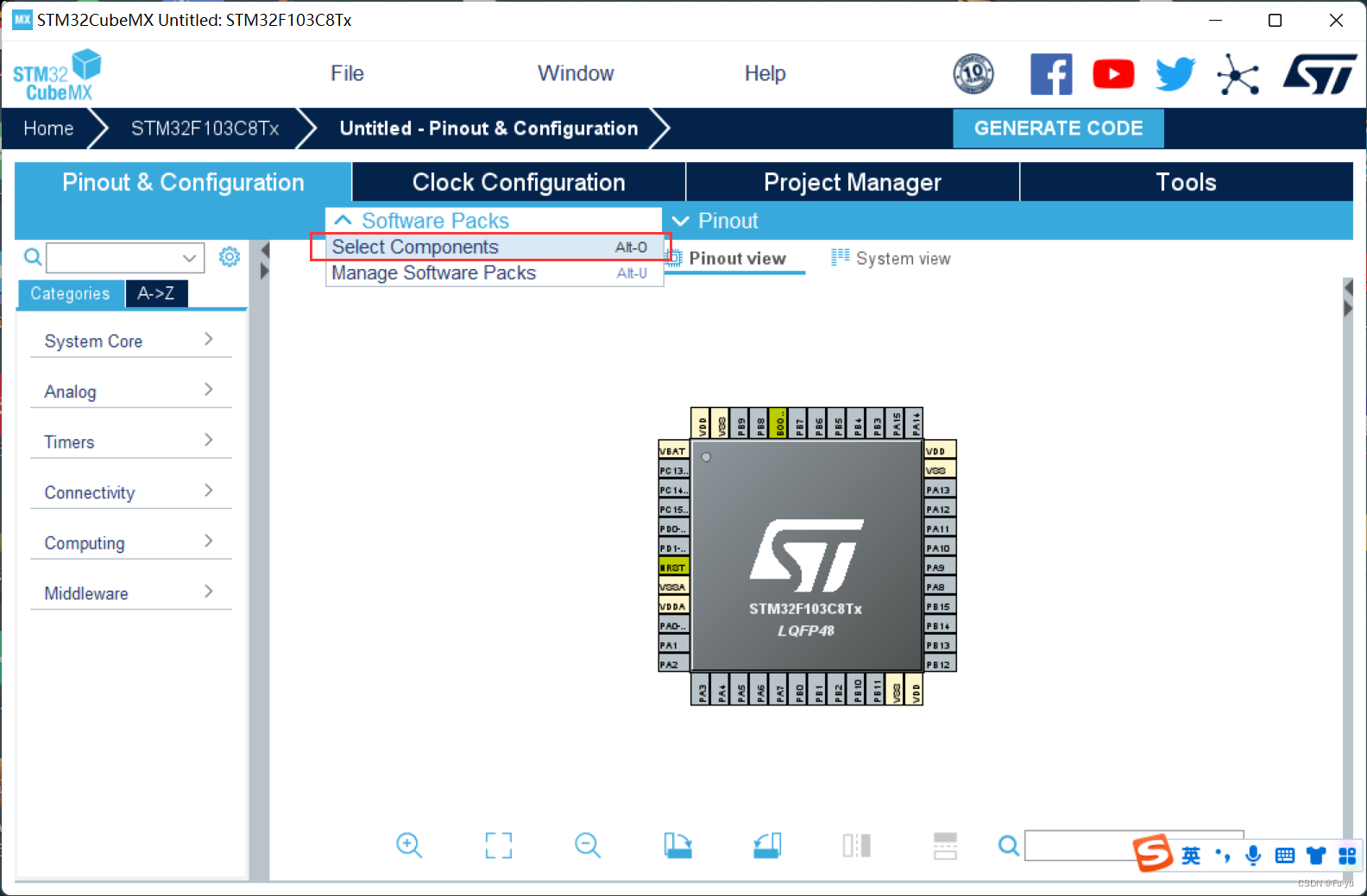用stm32最小核心板+AHT20模块，完成一个 modbus接口的温湿度Slave设备，能够让上位机PC通过modbus协议获取温湿度_湿度传感器 slaveid由什么确定的-CSDN博客