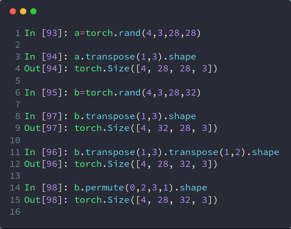 pytorch基础知识五【维度变换】_pytorch 维度变换-CSDN博客
