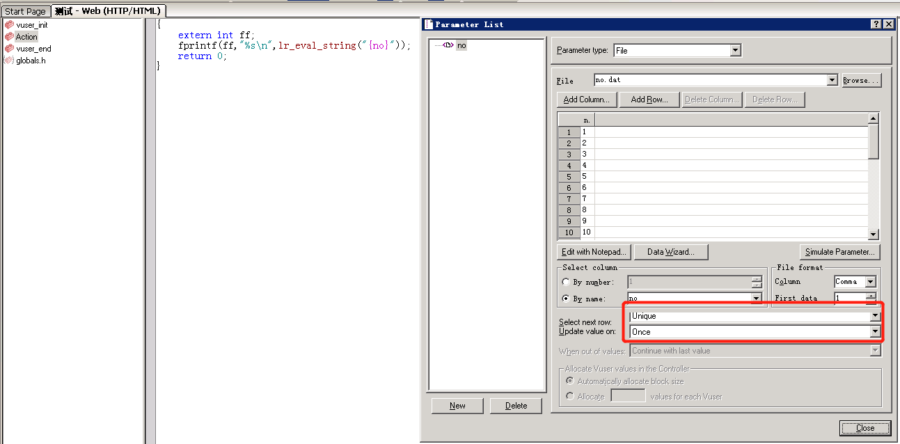 Jmeter如何像loadrunner一样设置参数化取值方式为unique once_jmeter unique once-CSDN博客