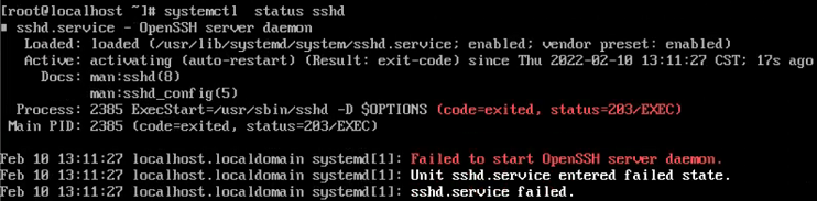 Failed to start OpenSSH server daemon-CSDN博客