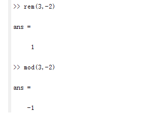 【MATLAB】rem和mod函数的区别_rem函数-CSDN博客