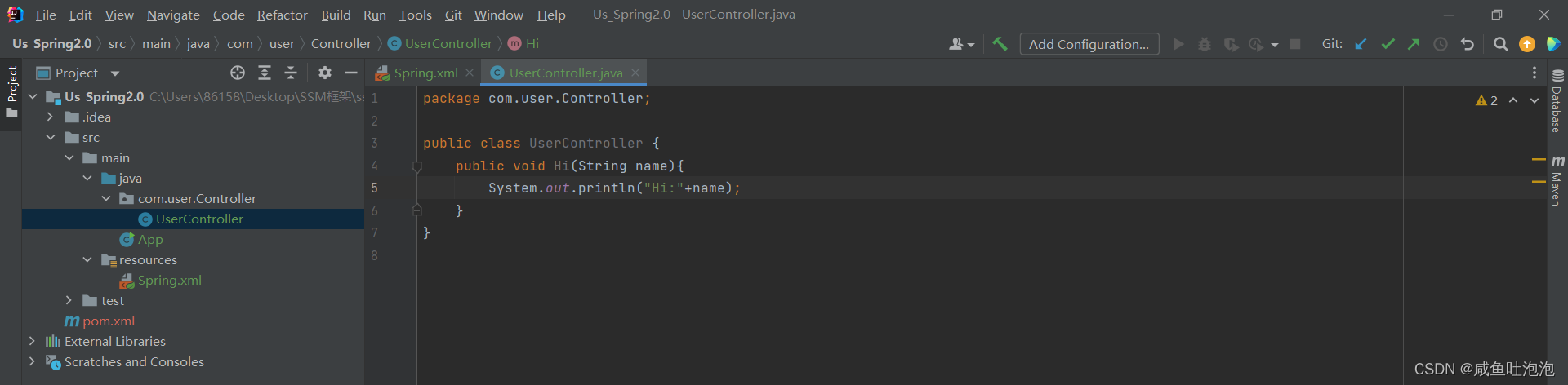 Spring的使用2.0_spring2.0-CSDN博客