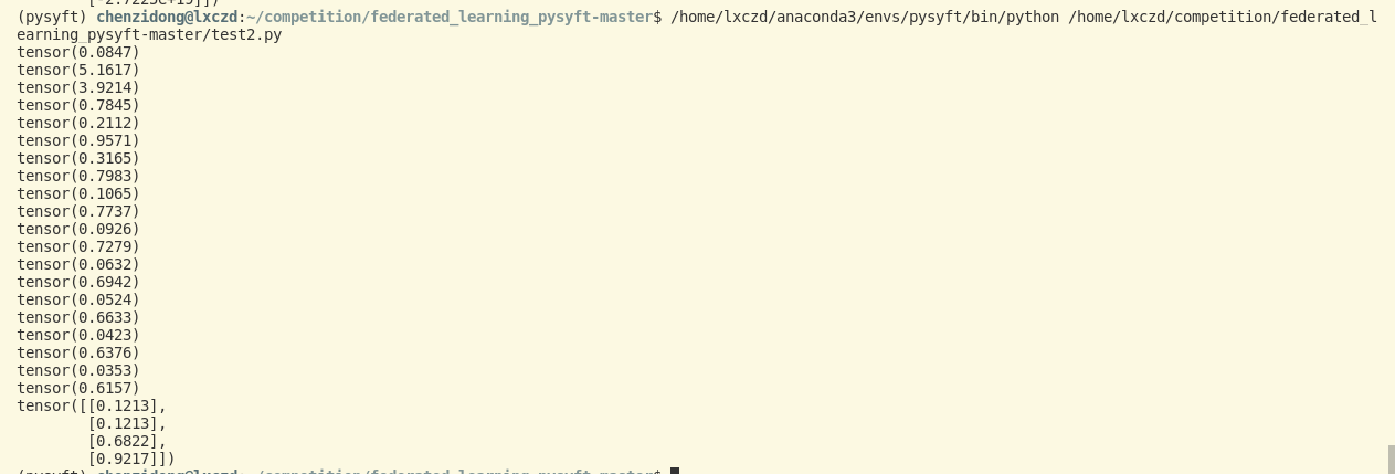 Pysyft学习笔记二：伪分布式模型训练的实现_pysytf-CSDN博客