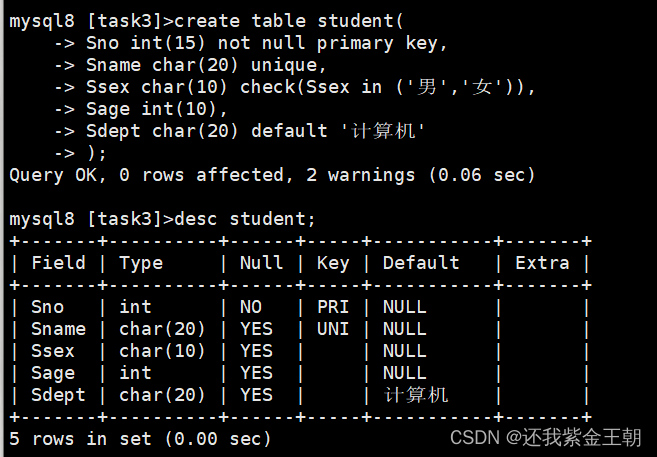 Mysql数据库操作联系用sql语句建立数据表sc以snocno作为主键 Csdn博客 6267