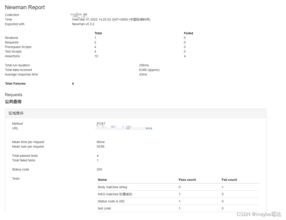 Postman 导出接口集合,并使用newman工具导出html版本测试用例_postman批量执行用例后的测试结果为json如何变成html-CSDN博客