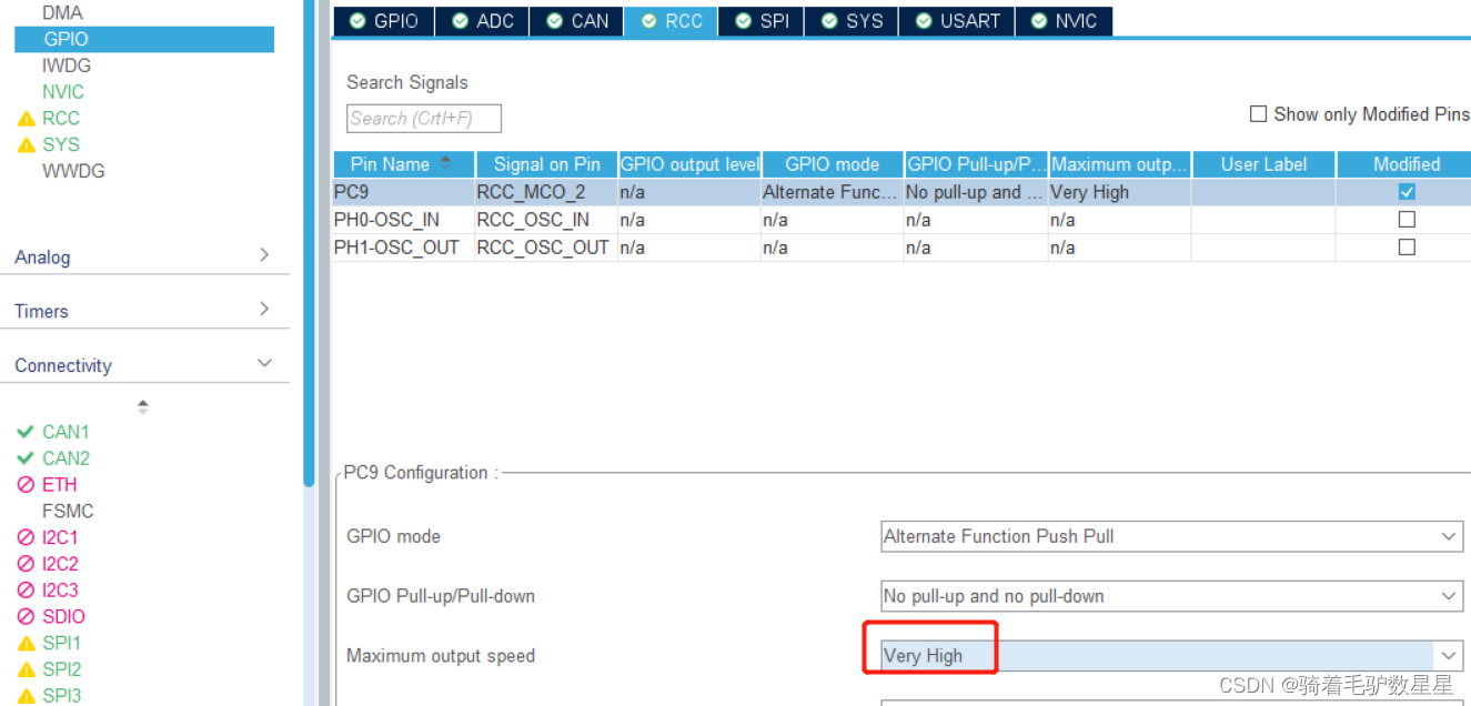 STM32CUBE 6.3.0 MCO时钟输出实验_stm32 mco cube-CSDN博客