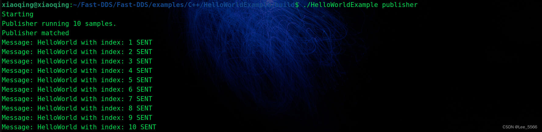 【FastDDS学习笔记】HelloWorld示例程序编译和运行_fastdds helloword-CSDN博客
