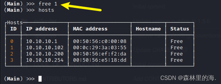 Kali 使用evillimiter限速主机带宽-CSDN博客