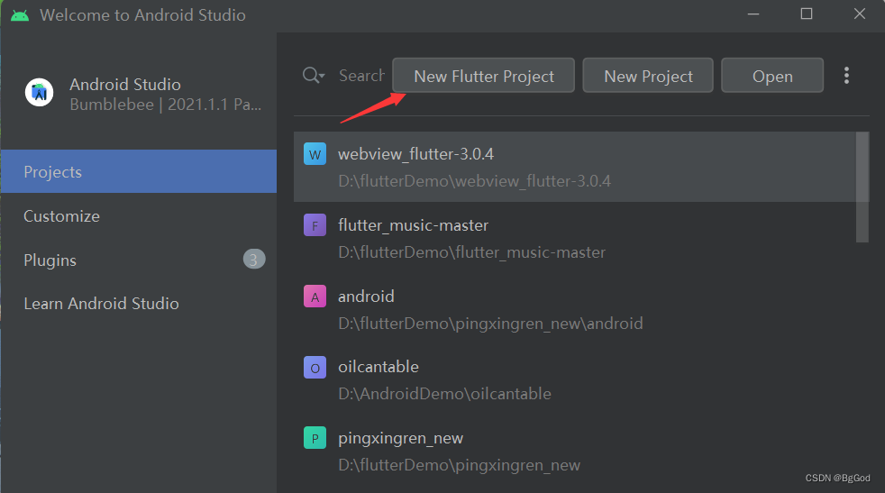 Flutter built a new Flutter project - Programmer Sought
