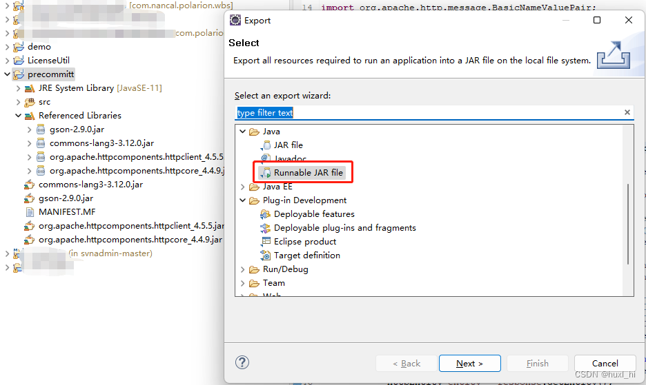 eclipse打包jar，并执行。_eclipse导出可执行jar包-CSDN博客