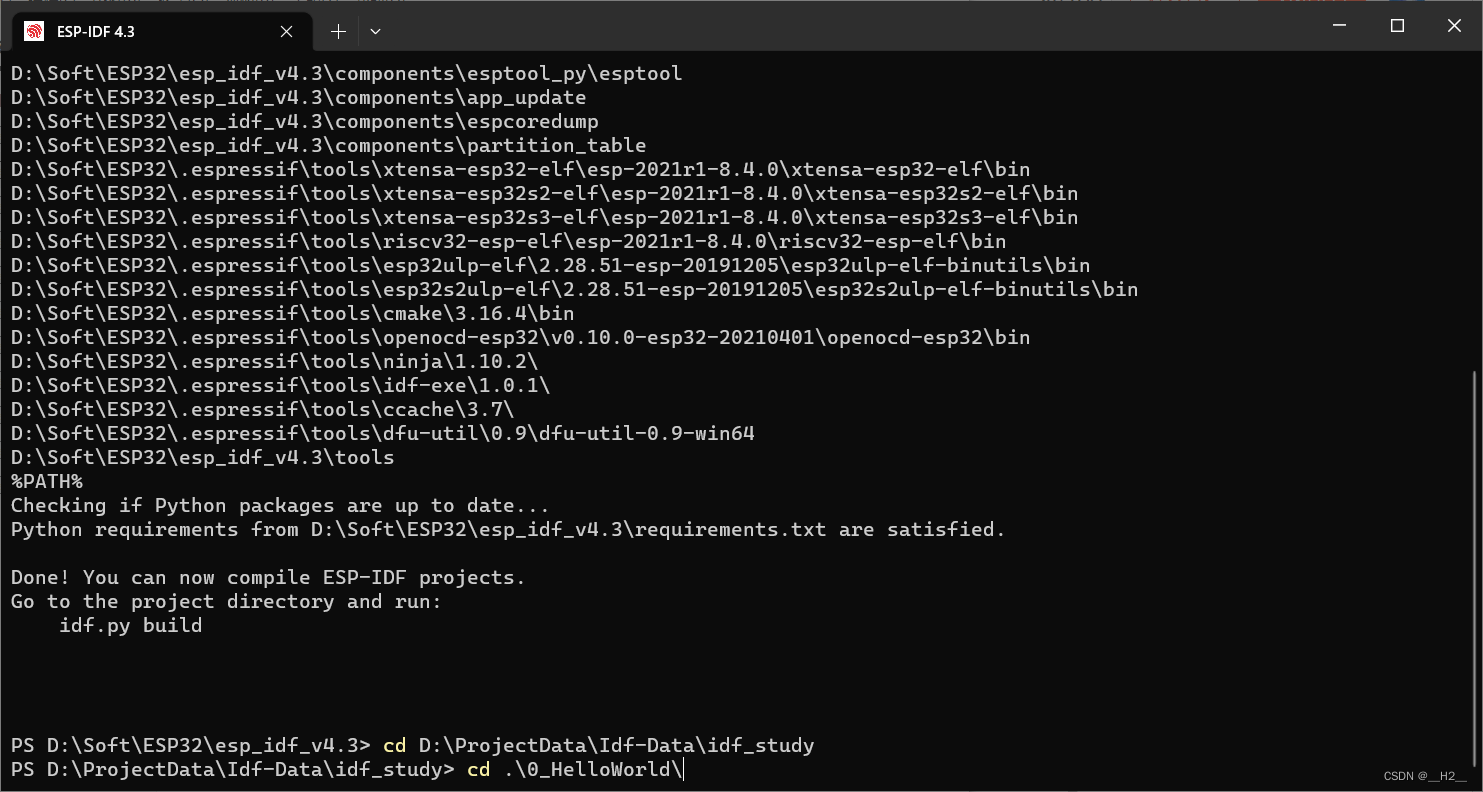 基于freertos的esp Idf开发——1helloworldesp32 Freertos Espidf Csdn博客 4287