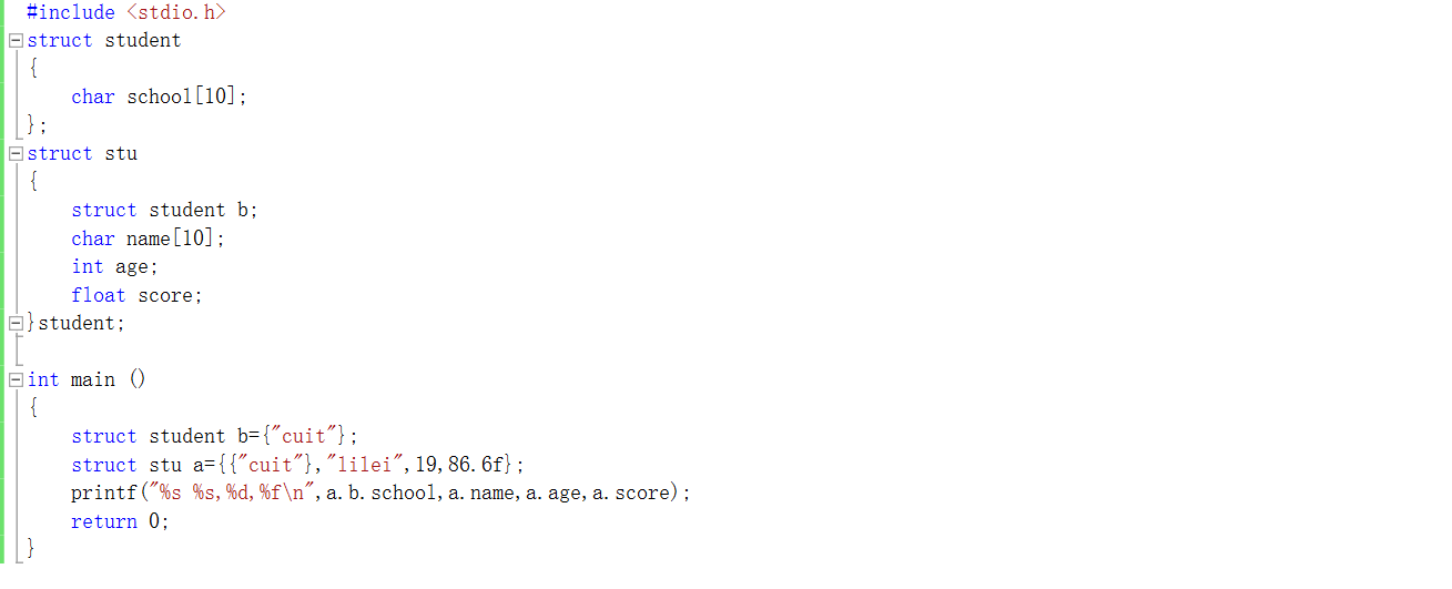 结构体的由浅到深_c struct缩写stu-CSDN博客