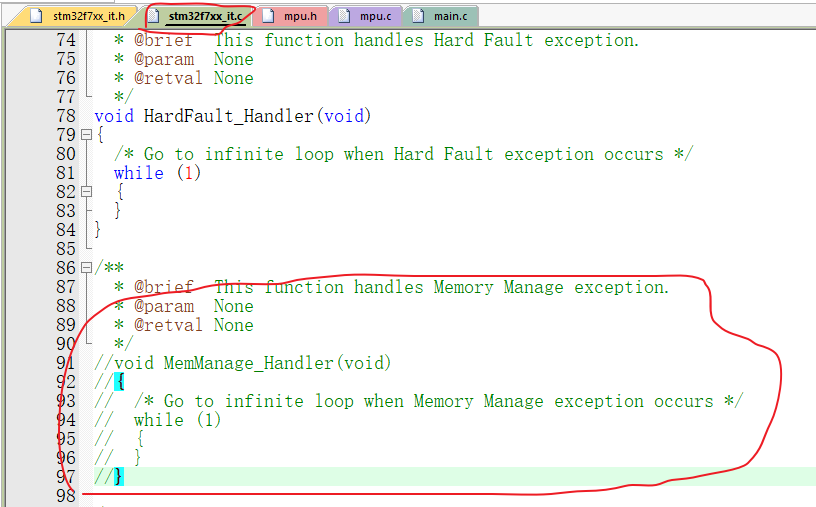 MemManage_Handler mulitiply defined 重定义-CSDN博客