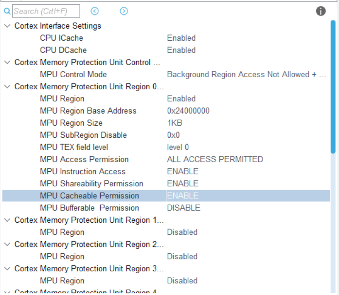 关于STM32H7使能MPU后直接进入HardFault的问题_mpu background region-CSDN博客